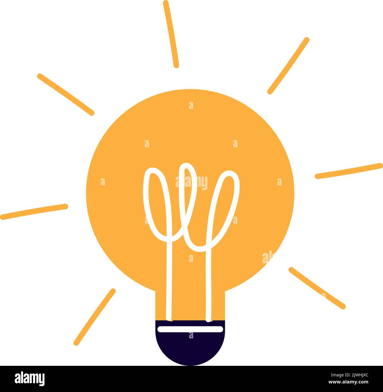 light bulb idea Stock Vector Image & Art - Alamy