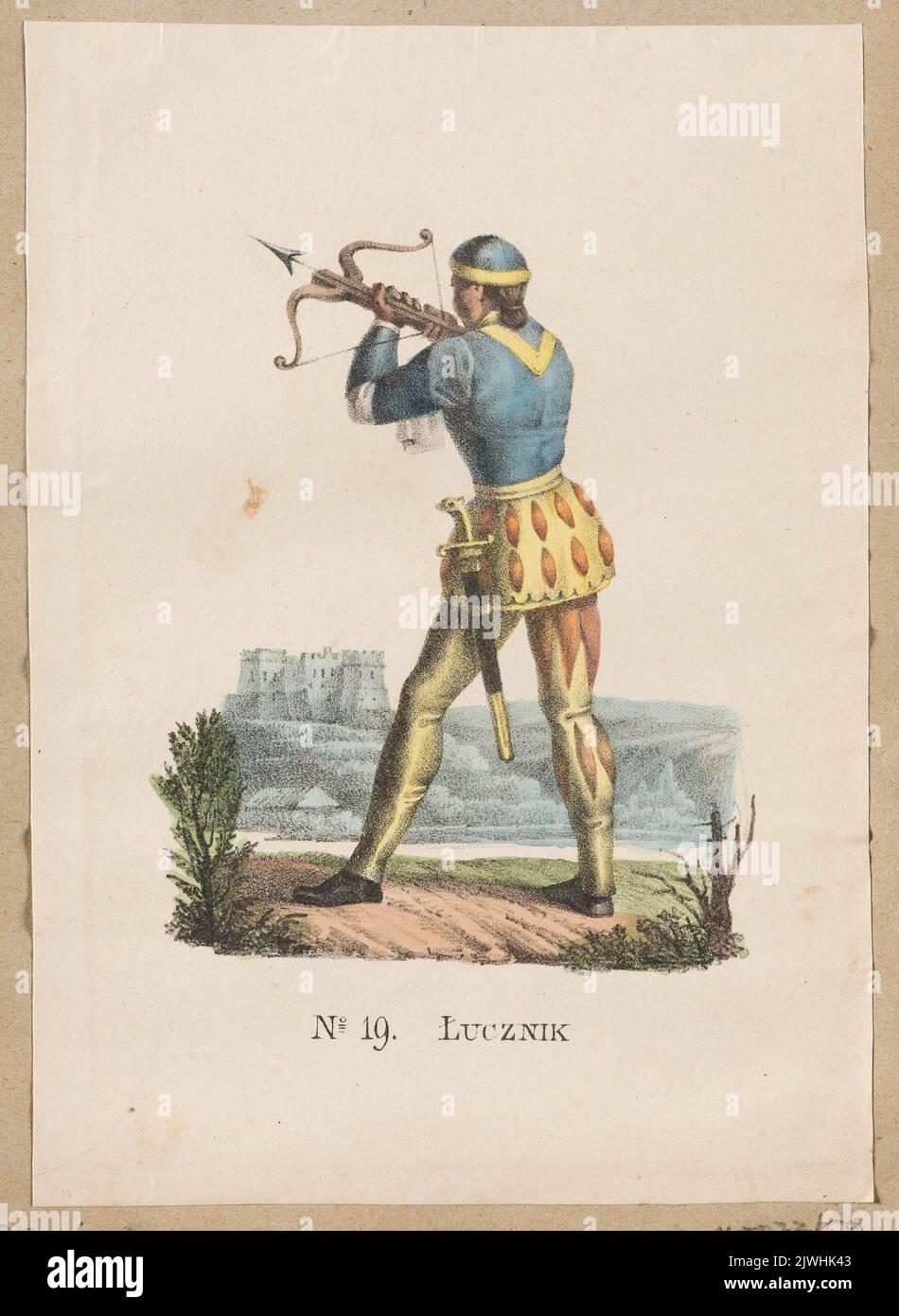 Archer (Chart 19 in the publication: Notable ancient costumes ...