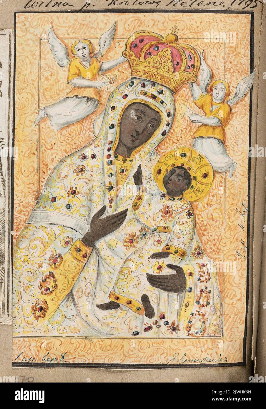 Mary with christ iconogr hi-res stock photography and images - Alamy