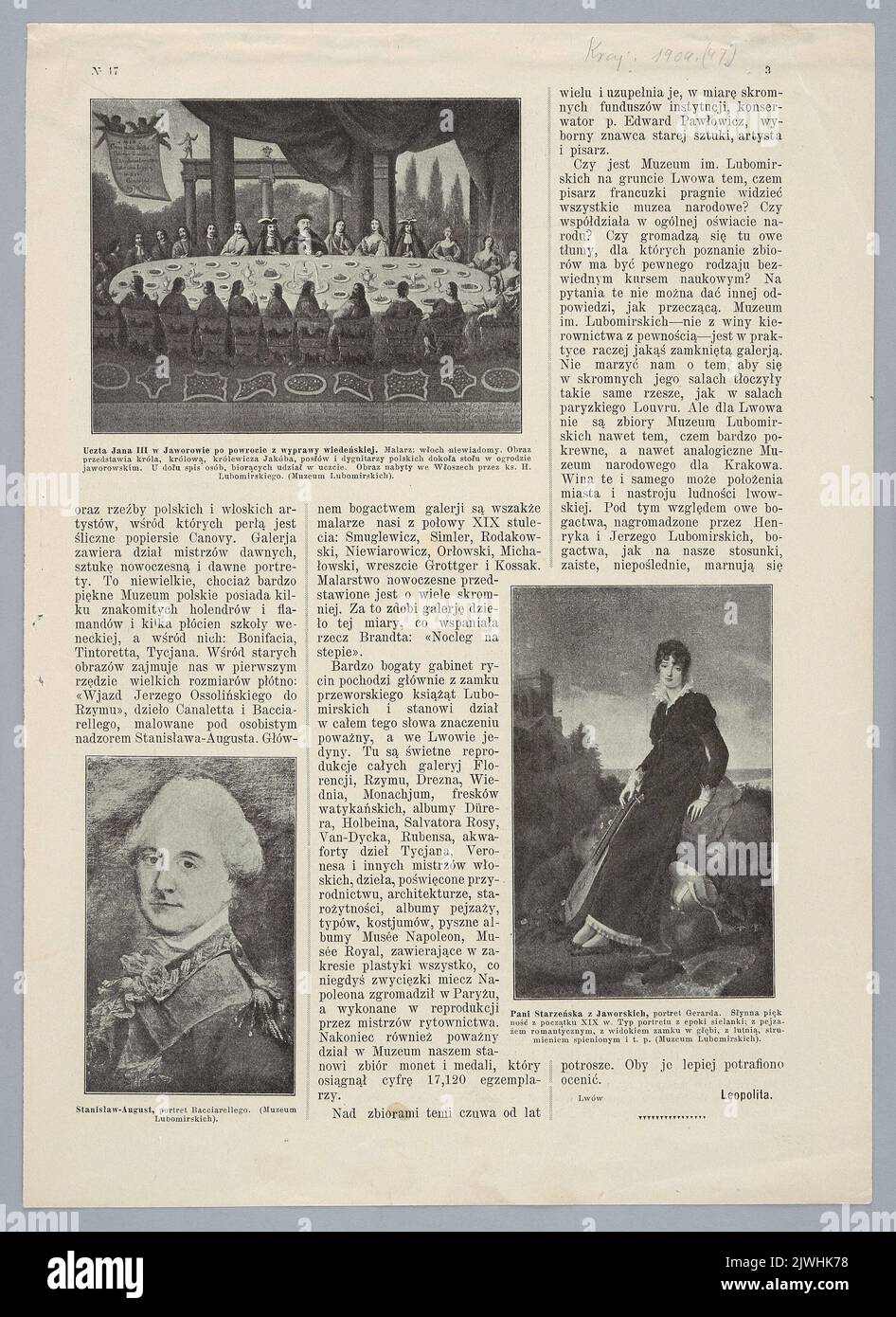 Reproduction of a painting: Bacciarelli, Marcello (1731-1818 ...