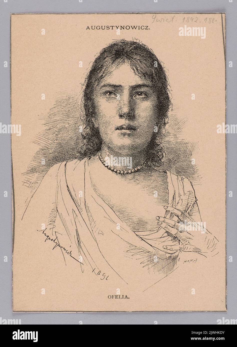 Reproduction of a painting: Augustynowicz, Aleksander (1865-1944 ...