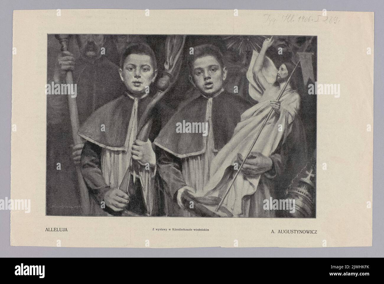 Reproduction of a painting: Augustynowicz, Aleksander (1865-1944 ...