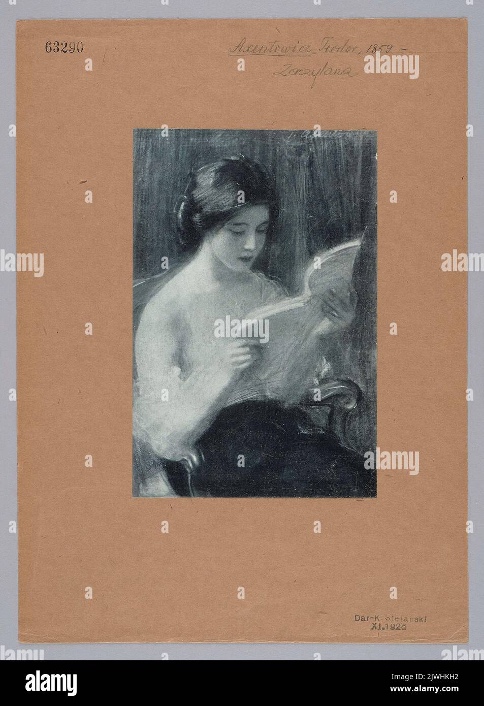 Reproduction of a painting Axentowicz, Teodor (1859-1938), Immersed in ...