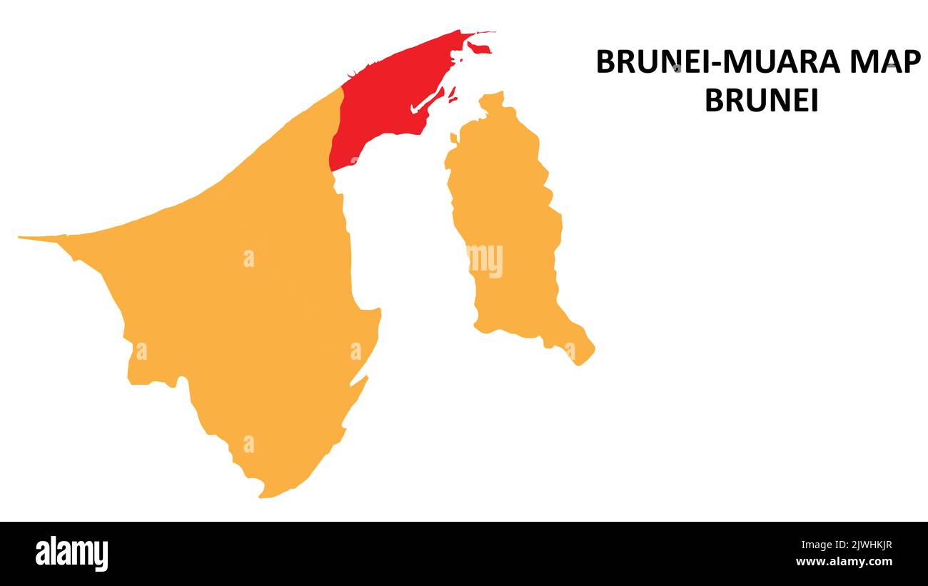 Map brunei vector vectors hi-res stock photography and images - Alamy
