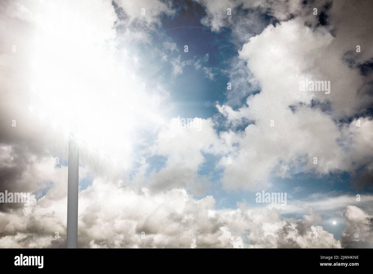 Spotlight in sky Stock Photo - Alamy