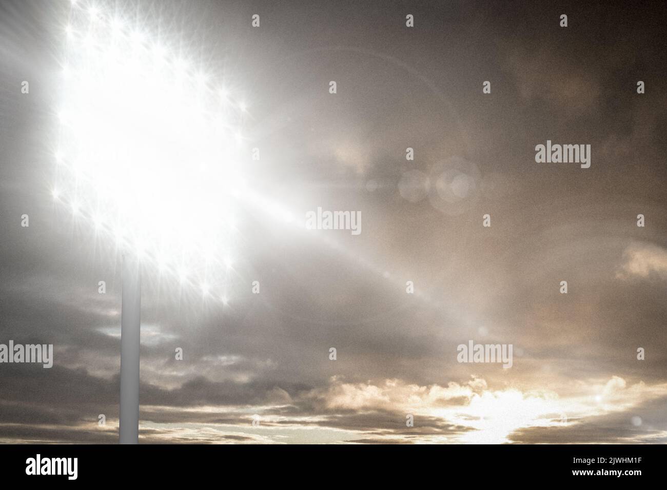 Spotlight in sky Stock Photo - Alamy
