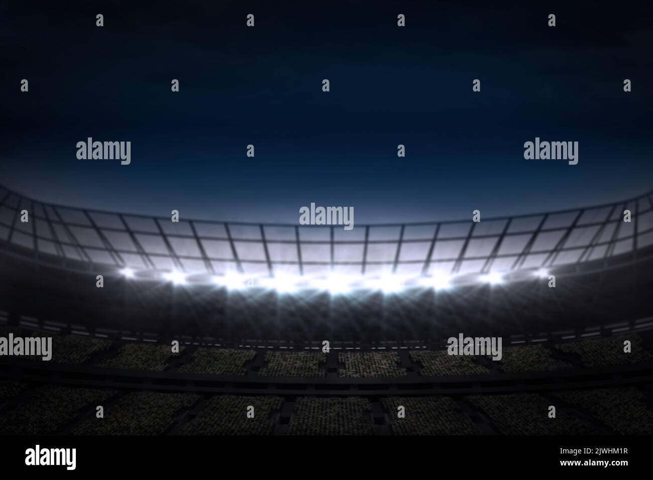 Football under lights at night hi-res stock photography and images - Alamy
