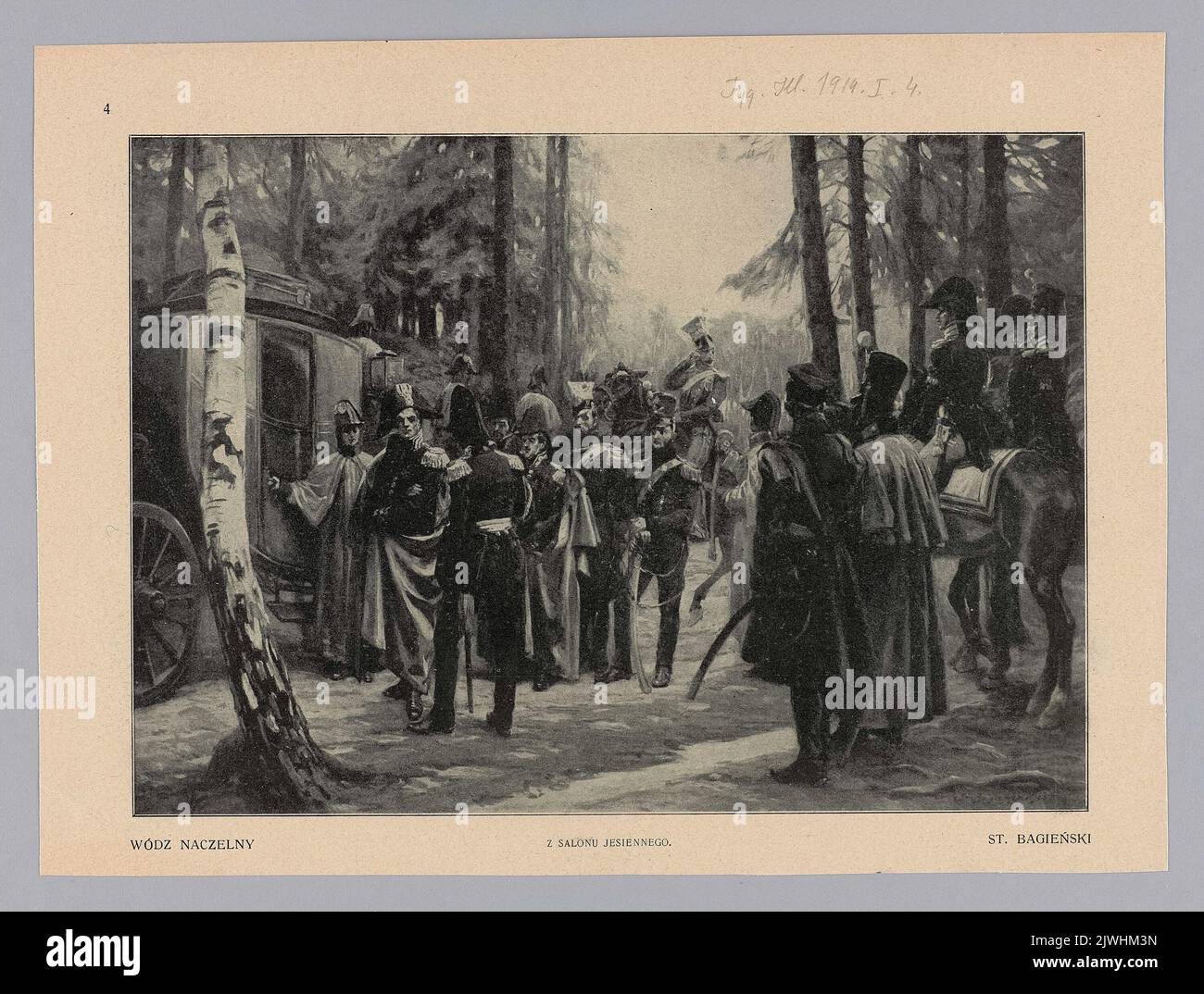 Reproduction of a painting: Bagieński, Stanisław (1876-1948), Commander ...