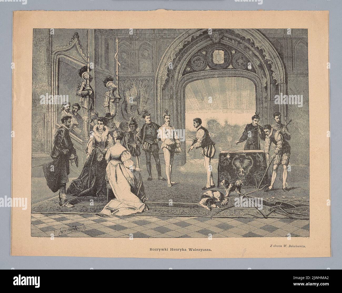 Reproduction of drawing: Bakałowicz, Władysław (1831-1904), The follies ...