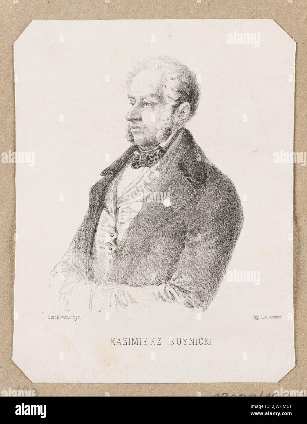 Portrait of Kazimierz Bujnicki. Lemercier, Rose Joseph (Paryż ; zakład ...