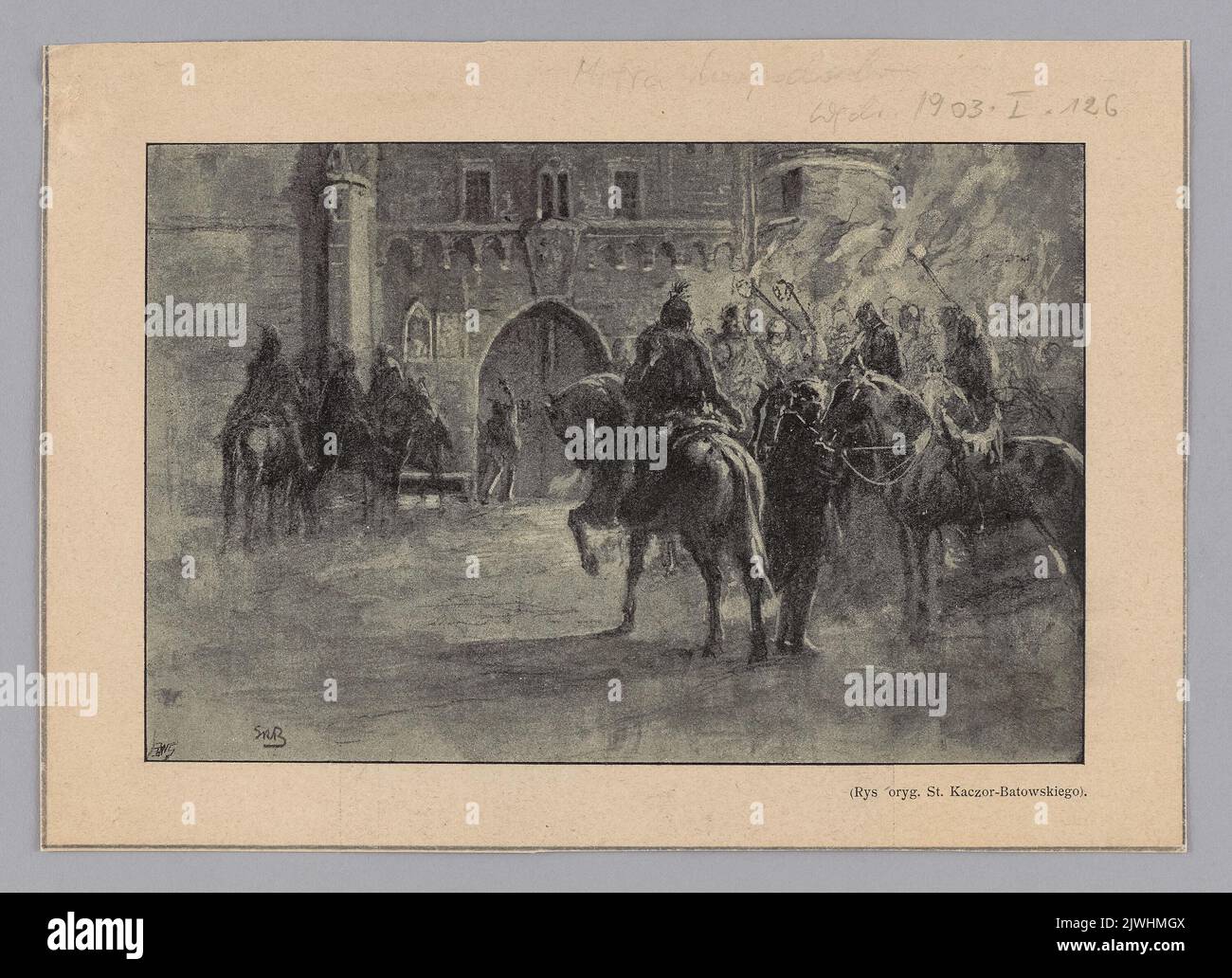 Reproduction of a painting: Kaczor-Batowski, Stanisław (1866-1946 ...