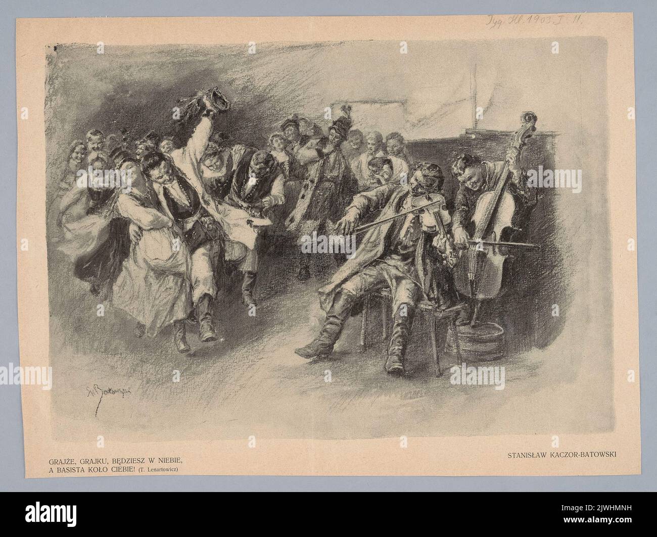 Reproduction of a painting: Kaczor-Batowski, Stanisław (1866-1946 ...