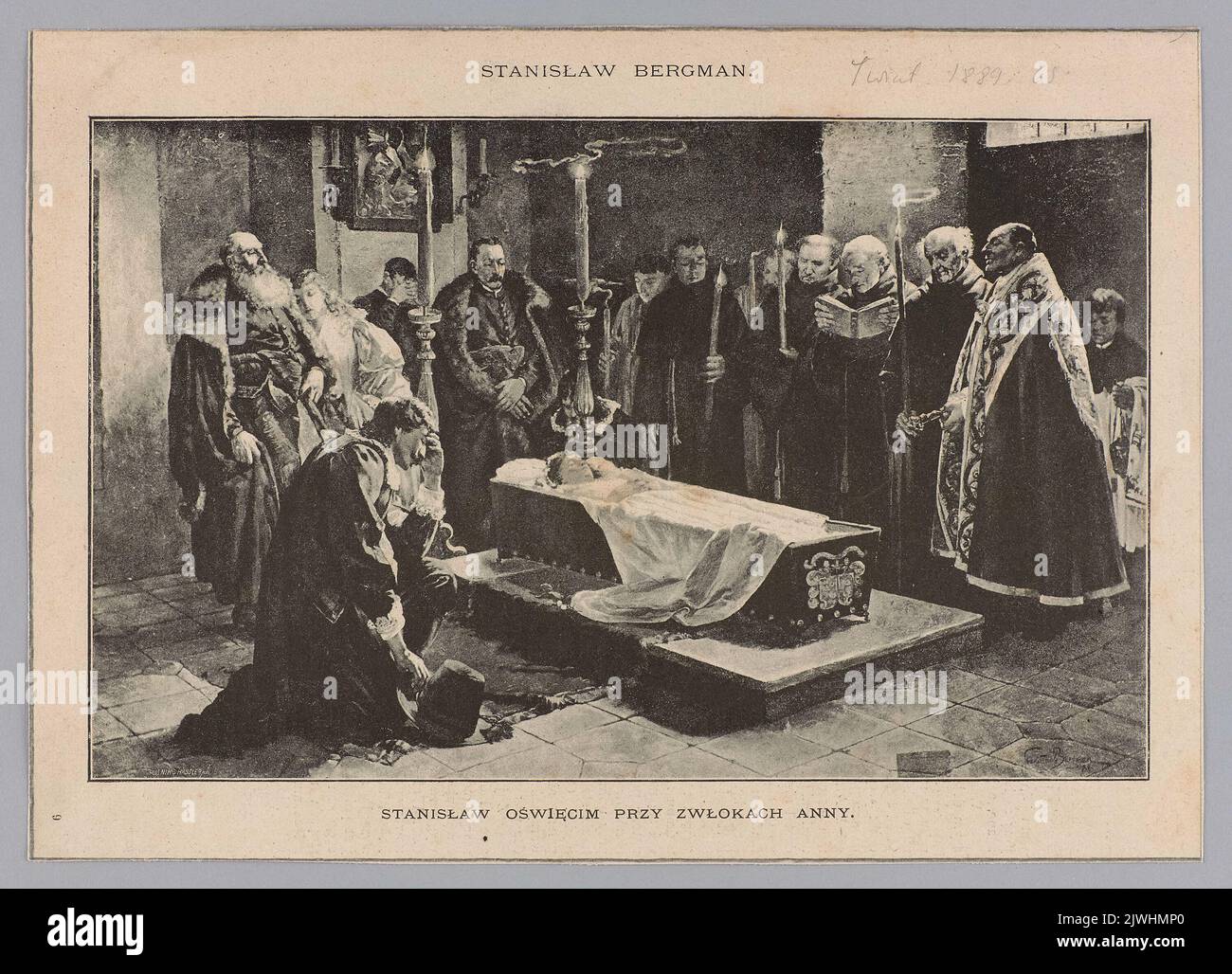 Reproduction of a painting: Bergman, Stanisław Wojciech (1862-1930 ...