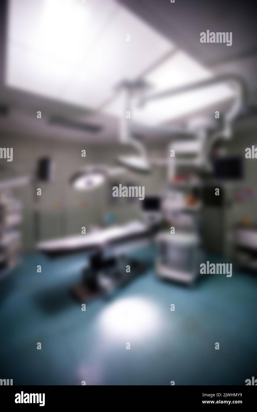 Blurry operating room in hospital Stock Photo - Alamy