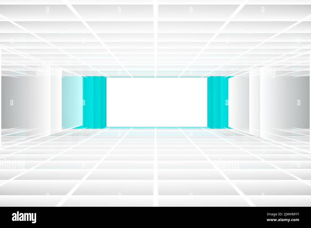 Abstract white room Stock Photo - Alamy