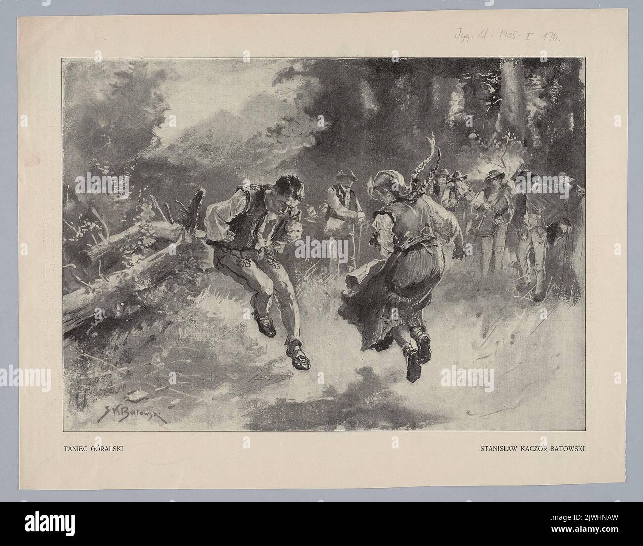 Reproduction of a painting: Kaczor-Batowski, Stanisław (1866-1946 ...