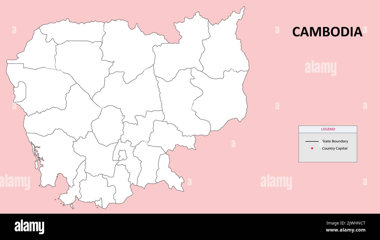 Outline map cambodia hi-res stock photography and images - Alamy