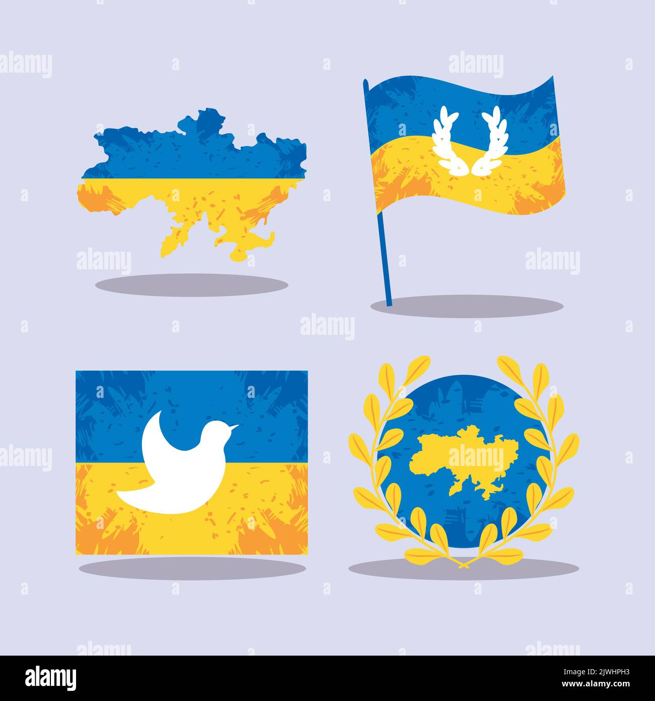 pray for Ukraine, icon set Stock Vector Image & Art - Alamy