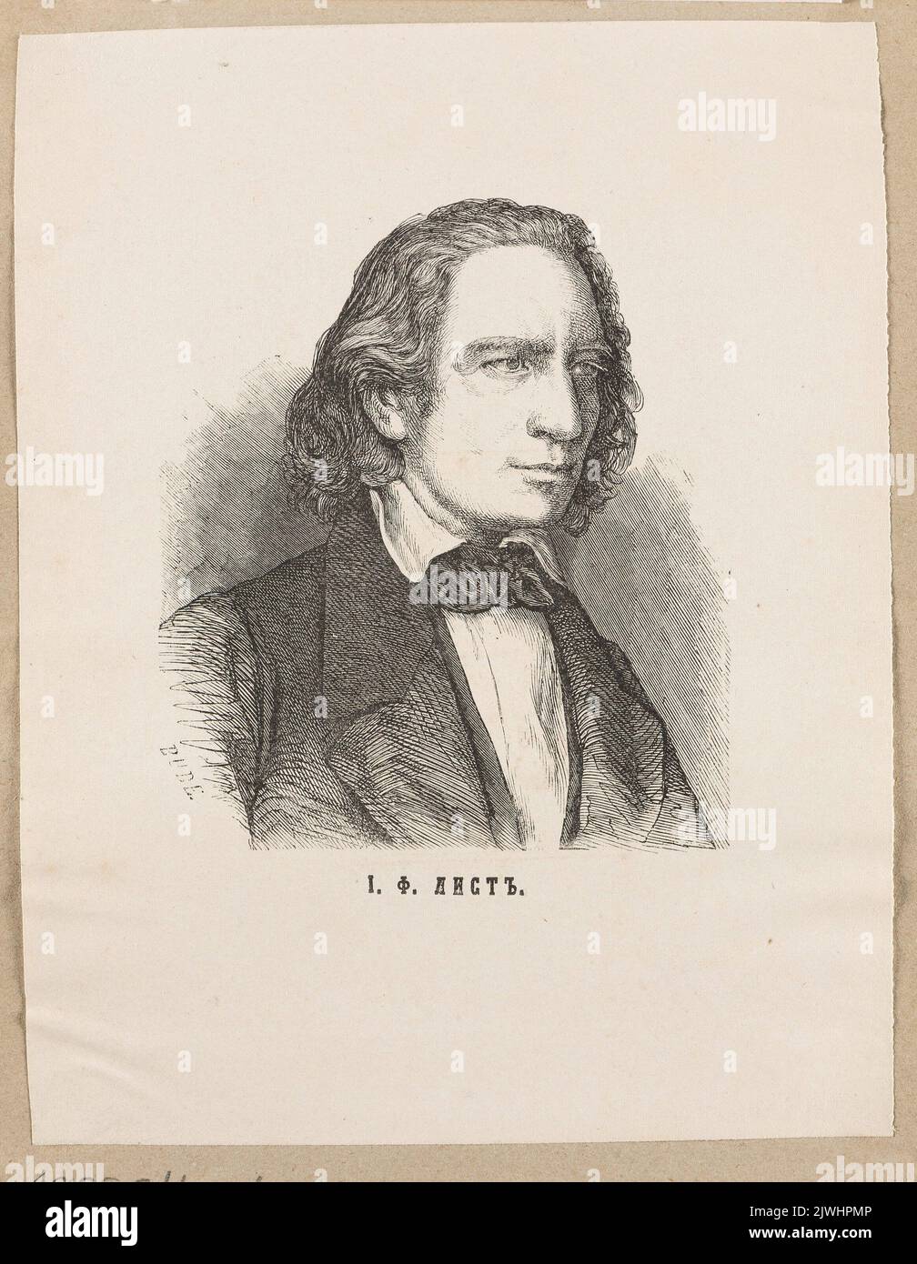 Franz liszt 1850 hi-res stock photography and images - Alamy