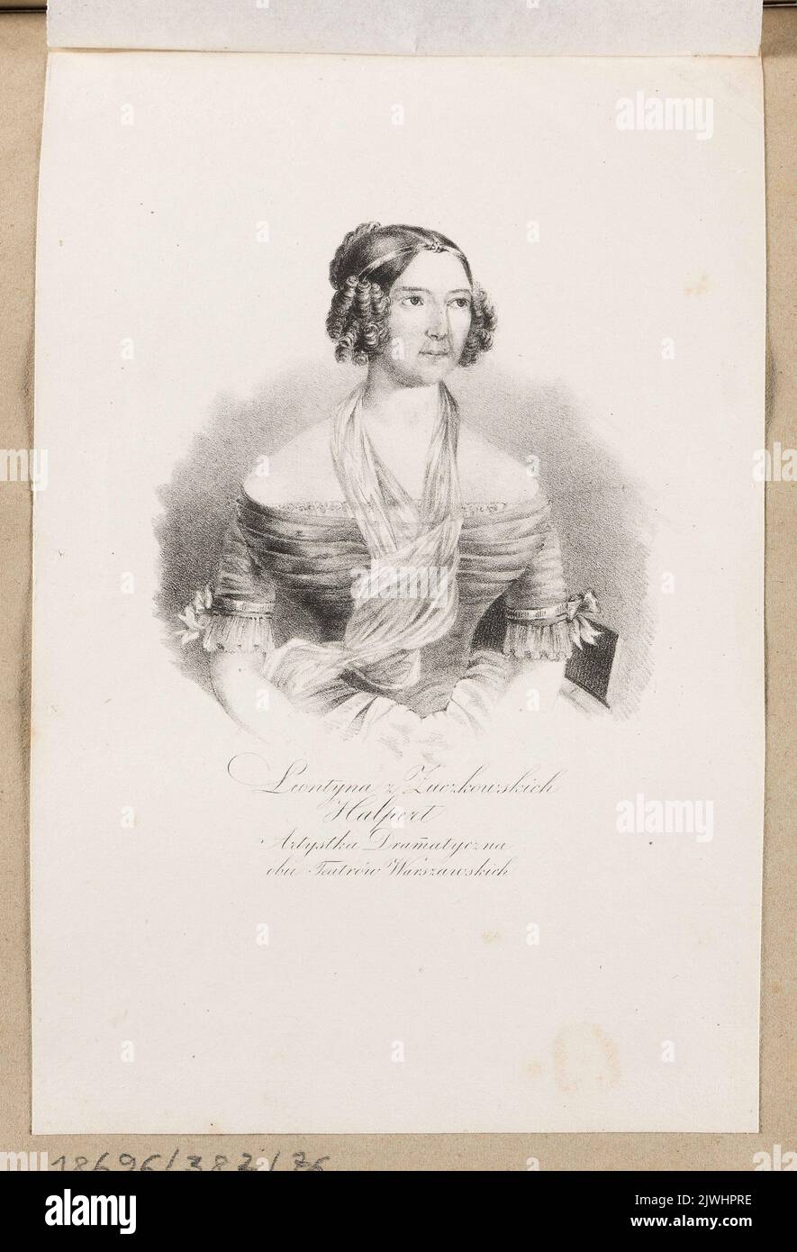 Portrait of Leontyna Halpert nee Żuczkowski. Bank Polski (Warszawa ...