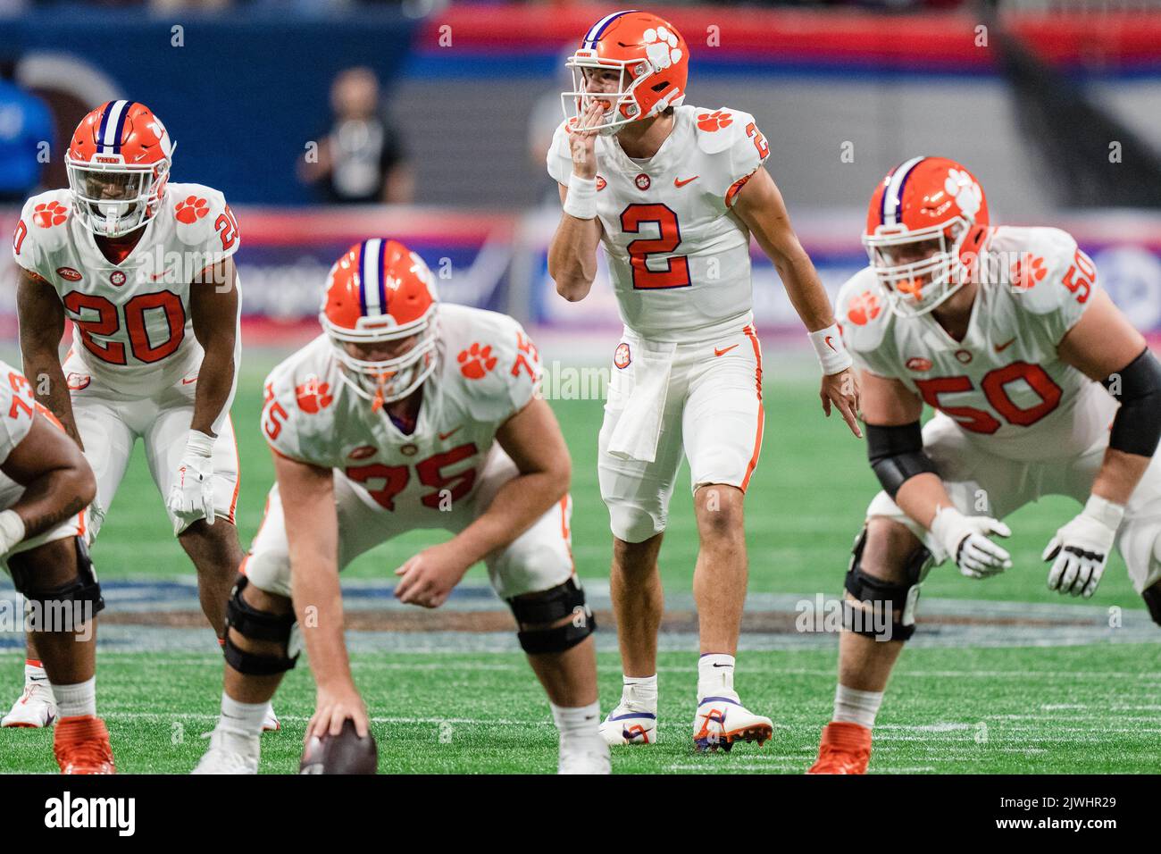 Atlanta, Georgia. September 5, 2022, Clemson Tigers quarterback Cade ...