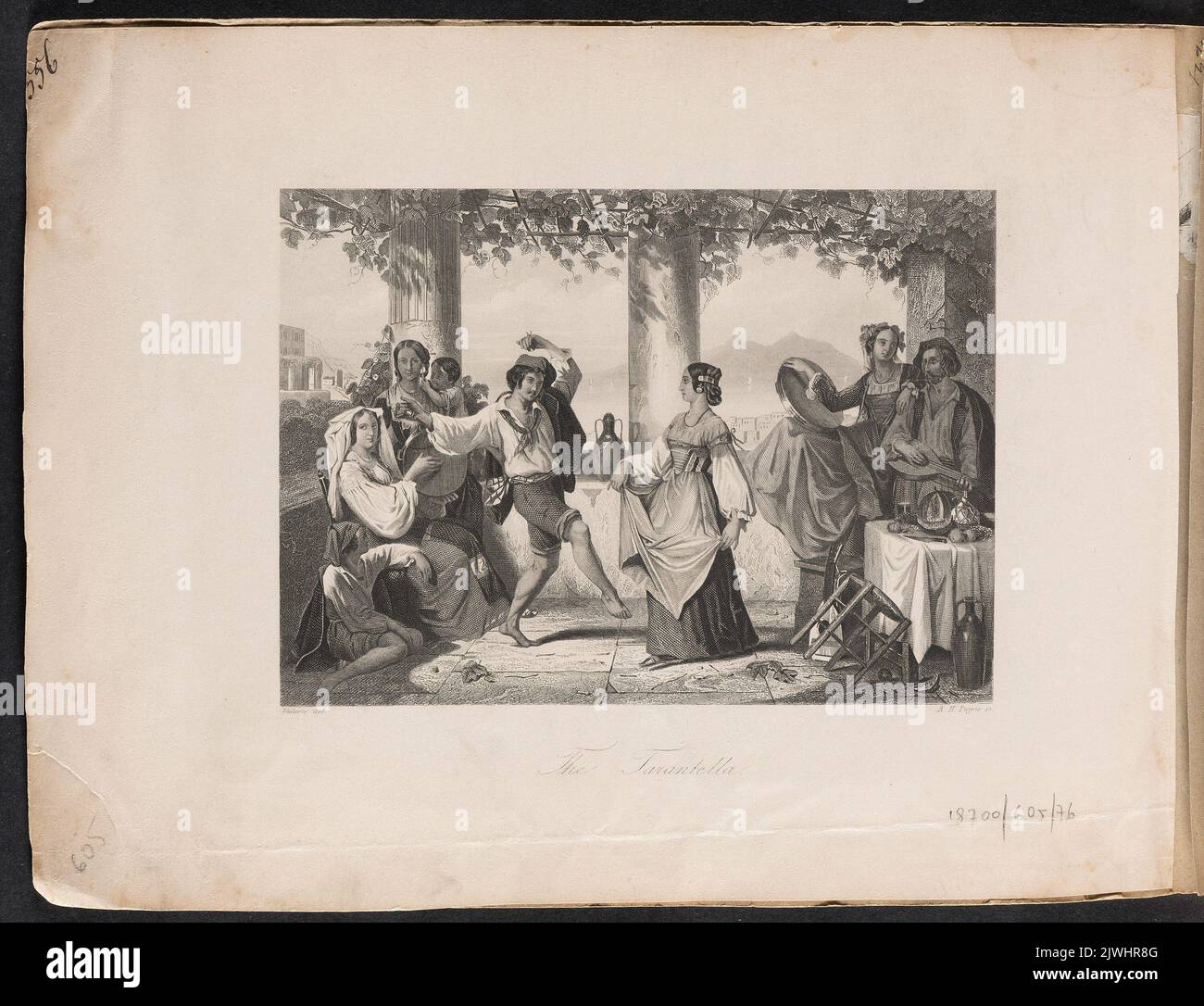 Tarantella. Payne, Albert Henry (1812-1902), graphic artist, Valério ...