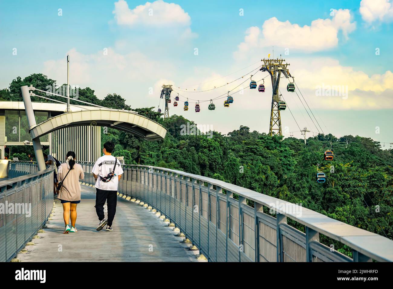 Fort Siloso Skywalk, towering 11-storeys high, the Skywalk trail ...