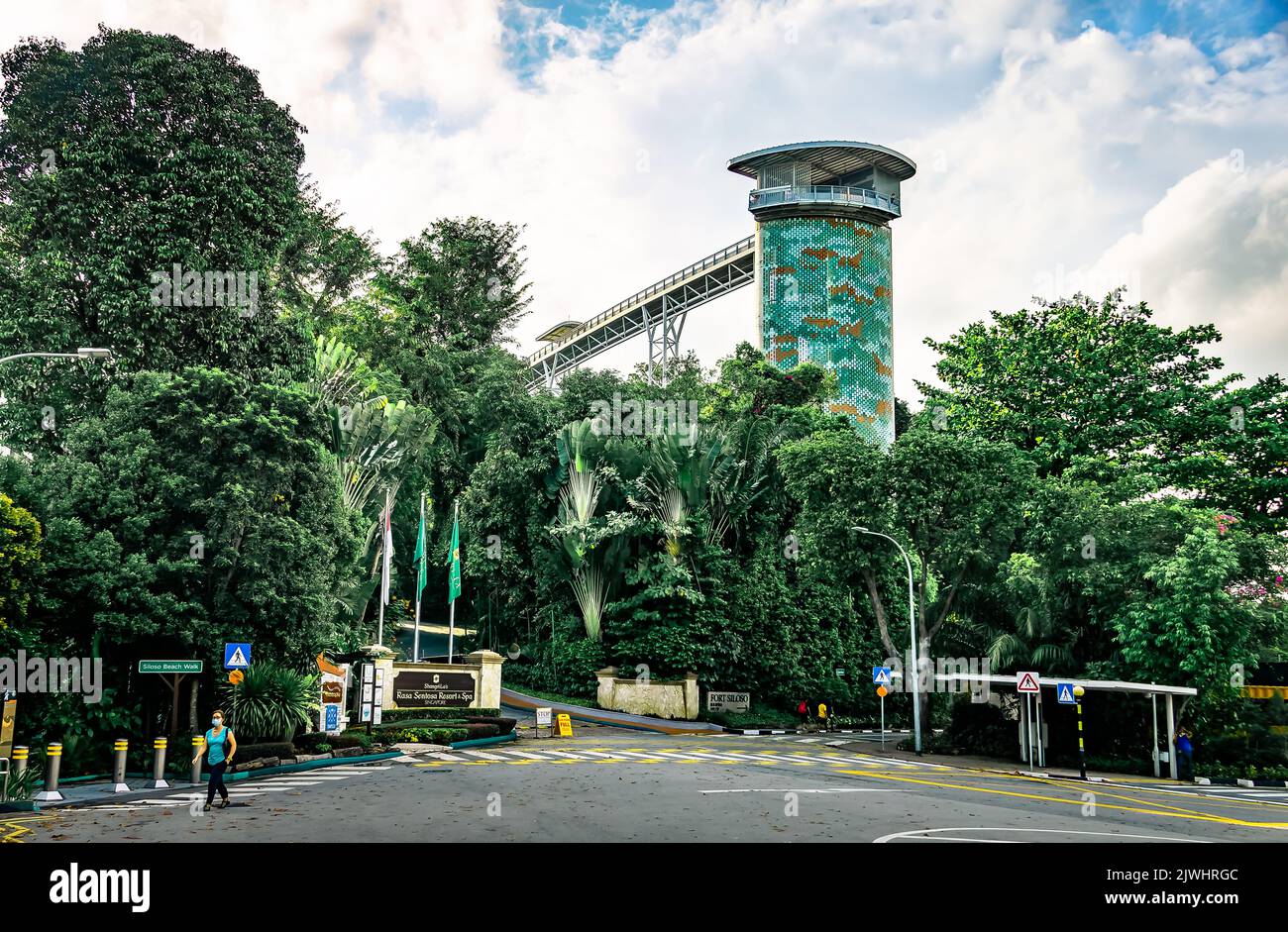 Fort Siloso Skywalk, towering 11-storeys high, the Skywalk trail ...
