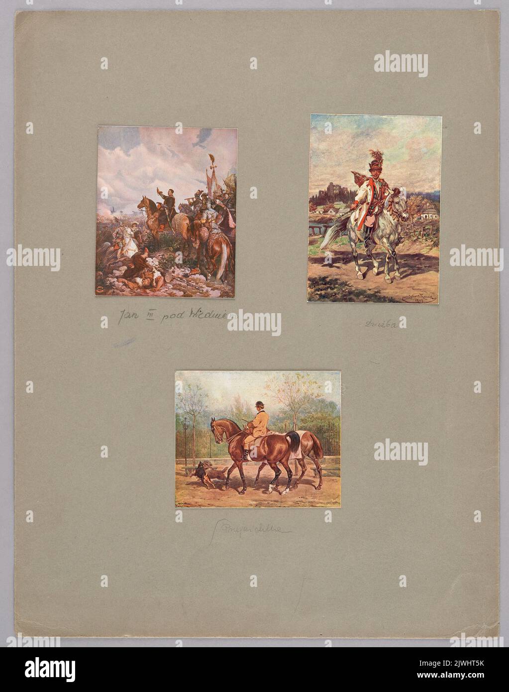 Reproduction of a painting: Juliusz Kossak (1824-1899), John III ...