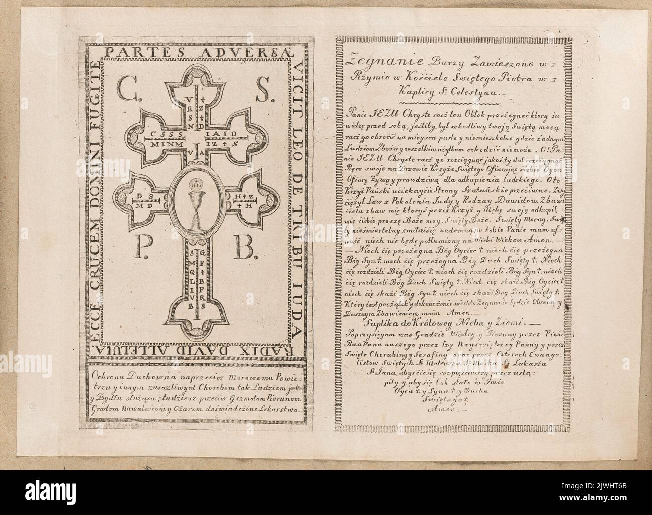 Two barred cross hi-res stock photography and images - Alamy