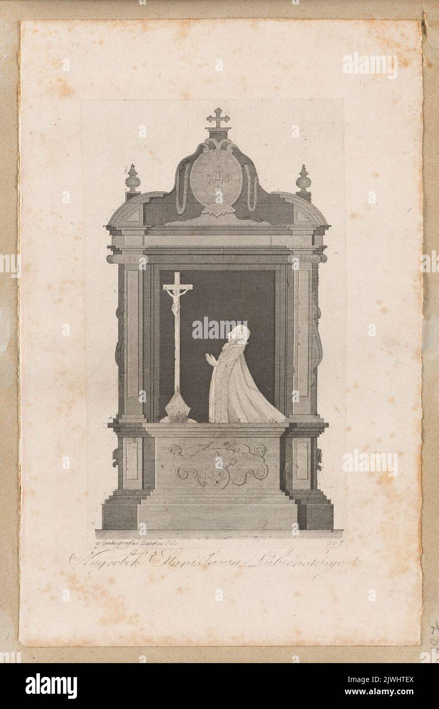 Tombstone of Stanisław Łubieński. Bank Polski (Warszawa ; zakład ...