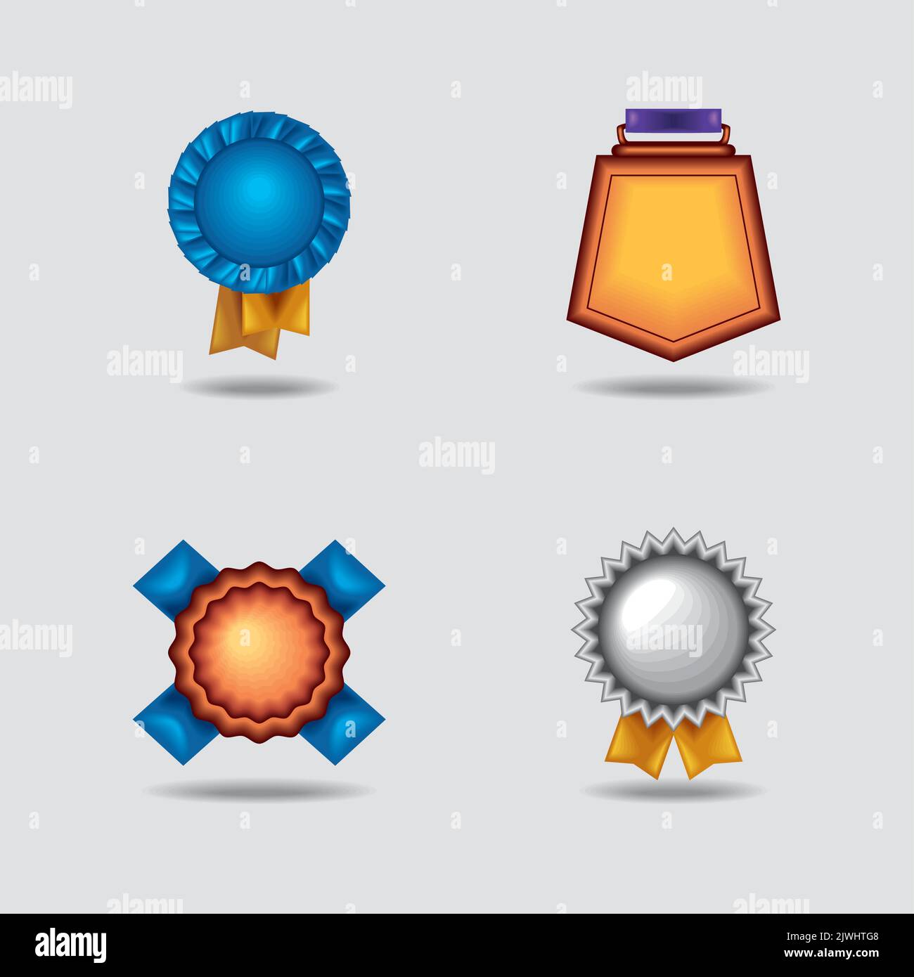 realistic awards labels Stock Vector Image & Art - Alamy
