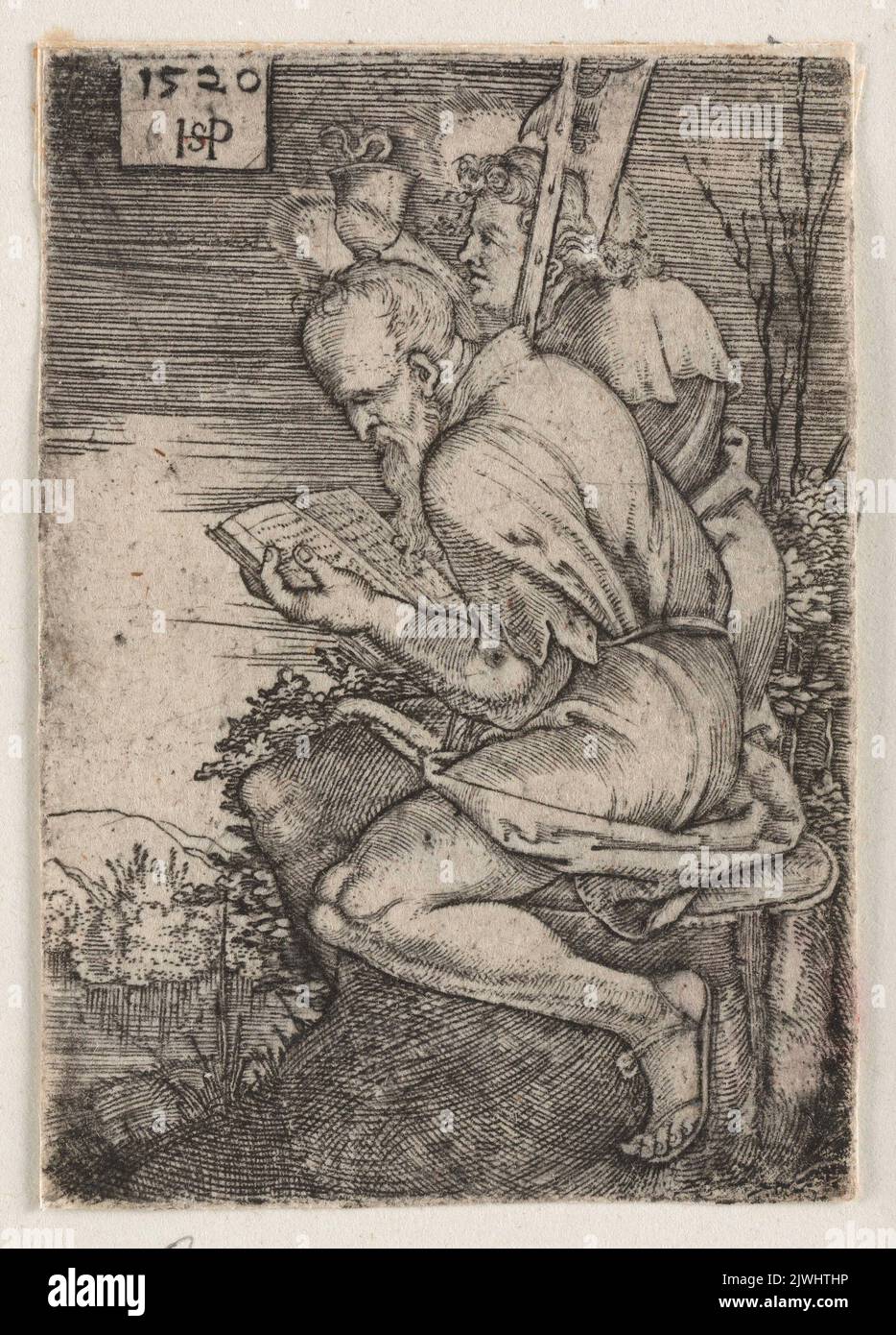 St. Mathew and St. John, from the cycle: Christ and the Twelve Apostles ...