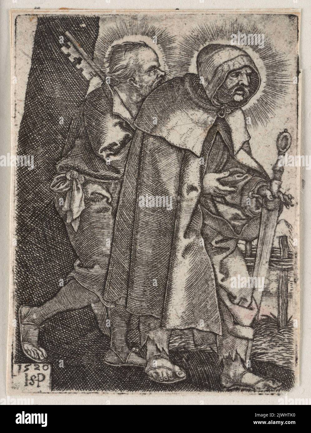 St. Peter and St. Paul, from the cycle: Christ and the Twelve Apostles ...