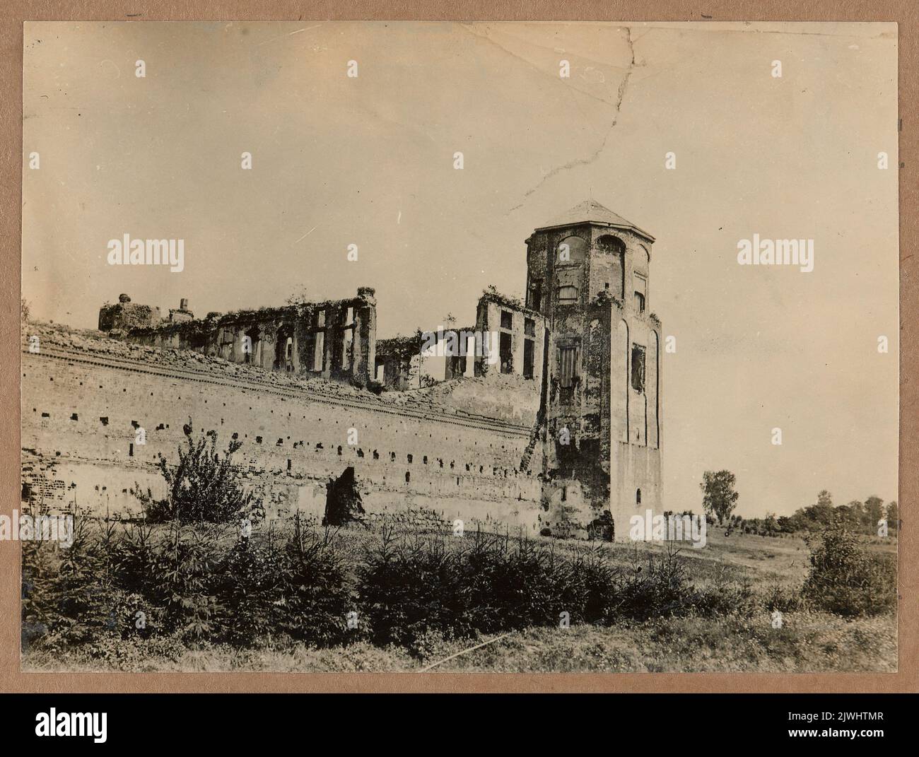 Mir (Belarus). Castle – views from the side of one of the towers ...