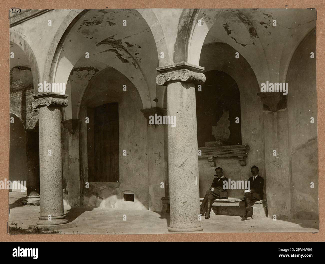 Ołyka (curr. Olyka, Ukraine). Radziwiłł family castle - fragments of ...