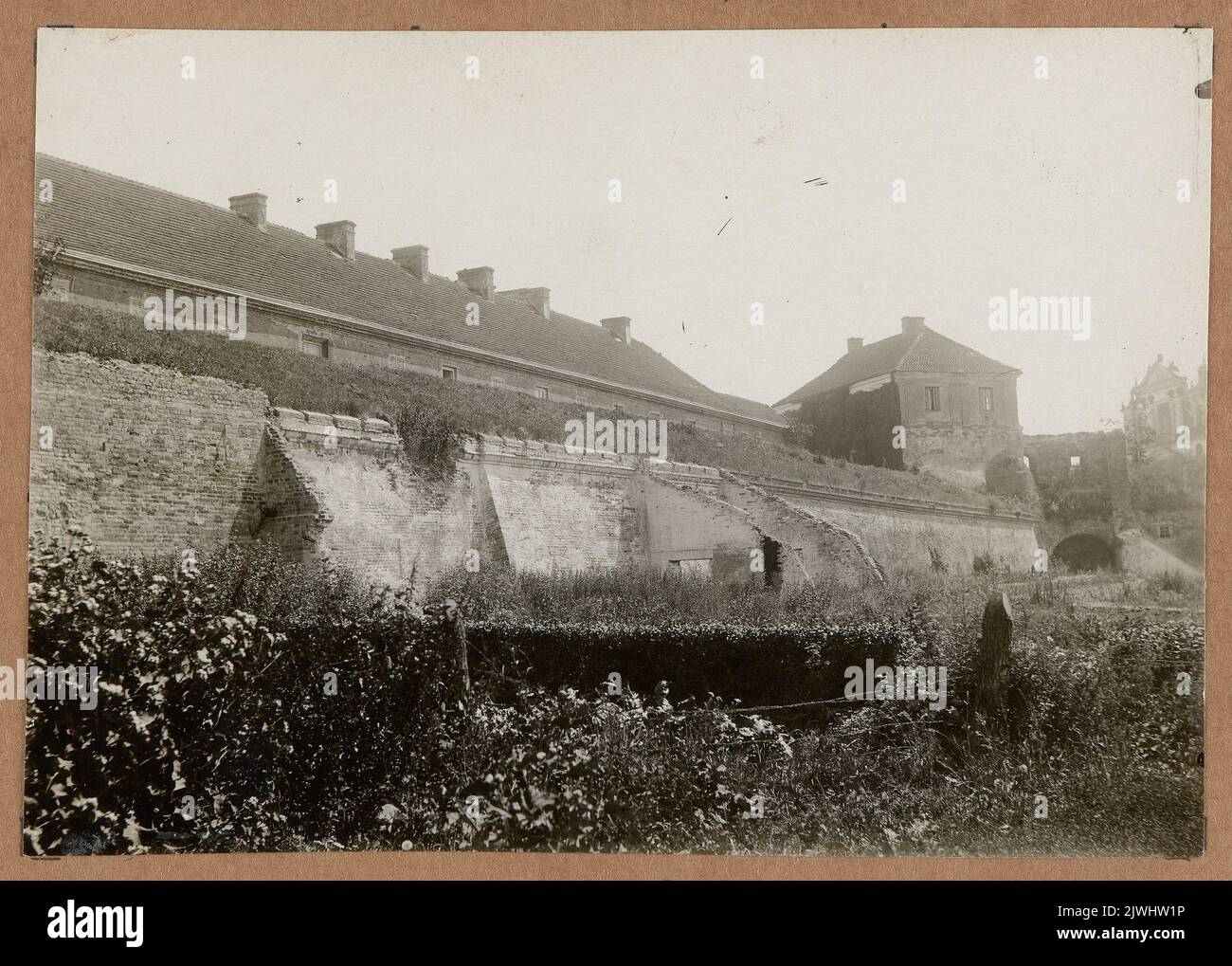 Ołyka (curr. Olyka, Ukraine). Radziwiłł family castle - fragment of ...