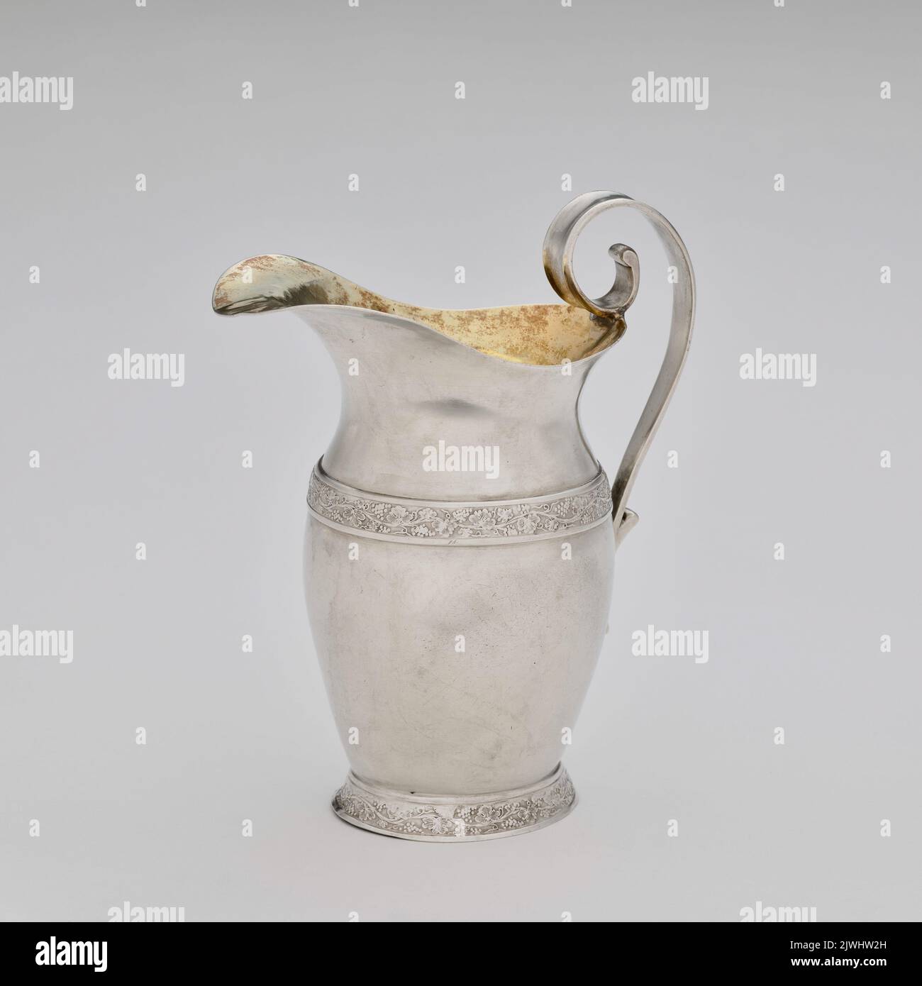 Wine or water jug. Schwartz, Jan Maciej ( fl. ca. 1800 ), goldsmith ...