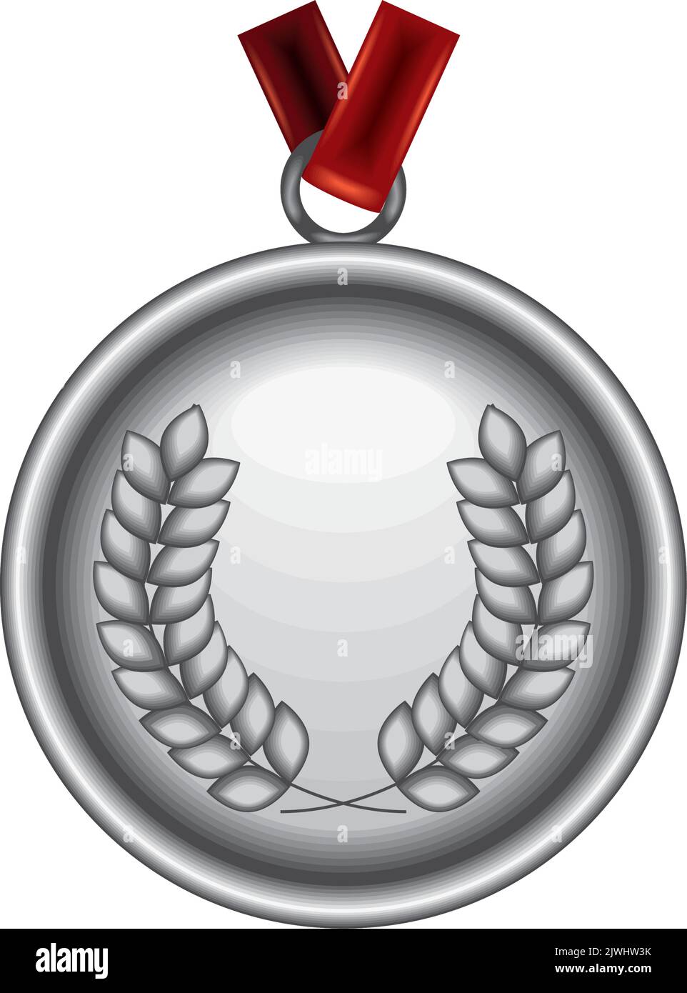 silver rosette award realistic Stock Vector Image & Art - Alamy