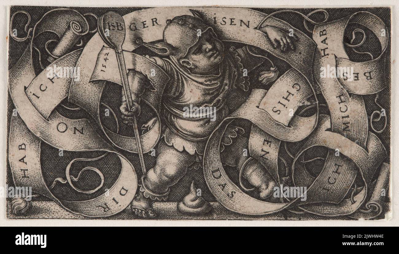 Small Jester. Beham, Sebald (1500-1550), graphic artist Stock Photo - Alamy