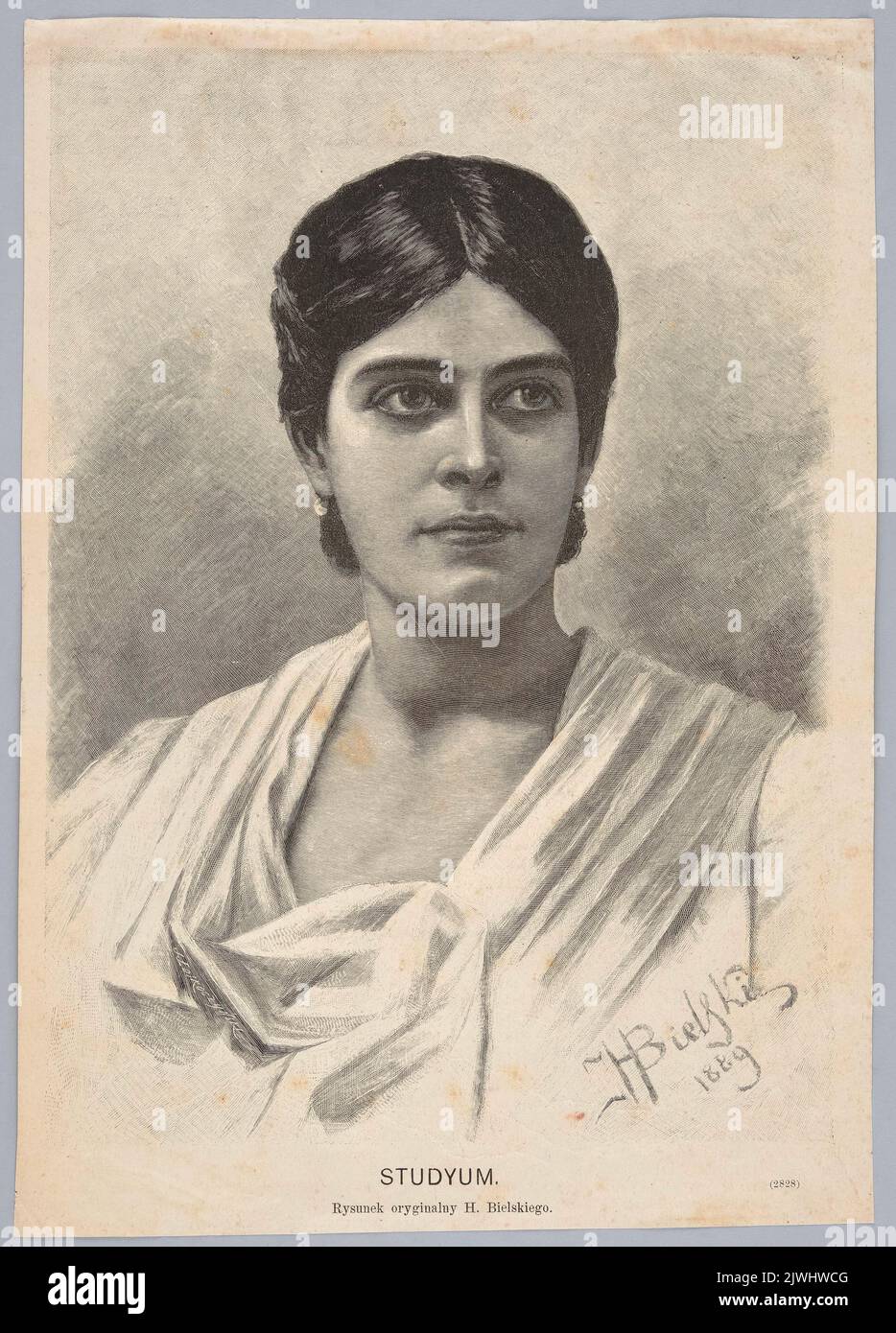 Henryk Sariusz Bielski (1865-1930), A study; excerpt from a magazine ...