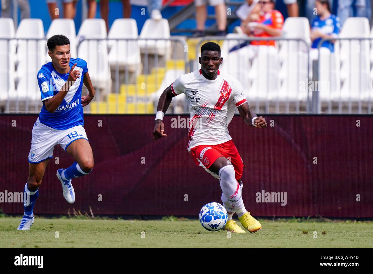 Brescia, Italy. 03rd Sep, 2022. Yeferson Paz (AC Perugia Calcio) during ...