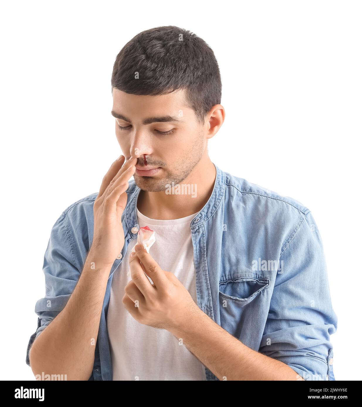 Closeup wound dry blood on hi-res stock photography and images - Alamy