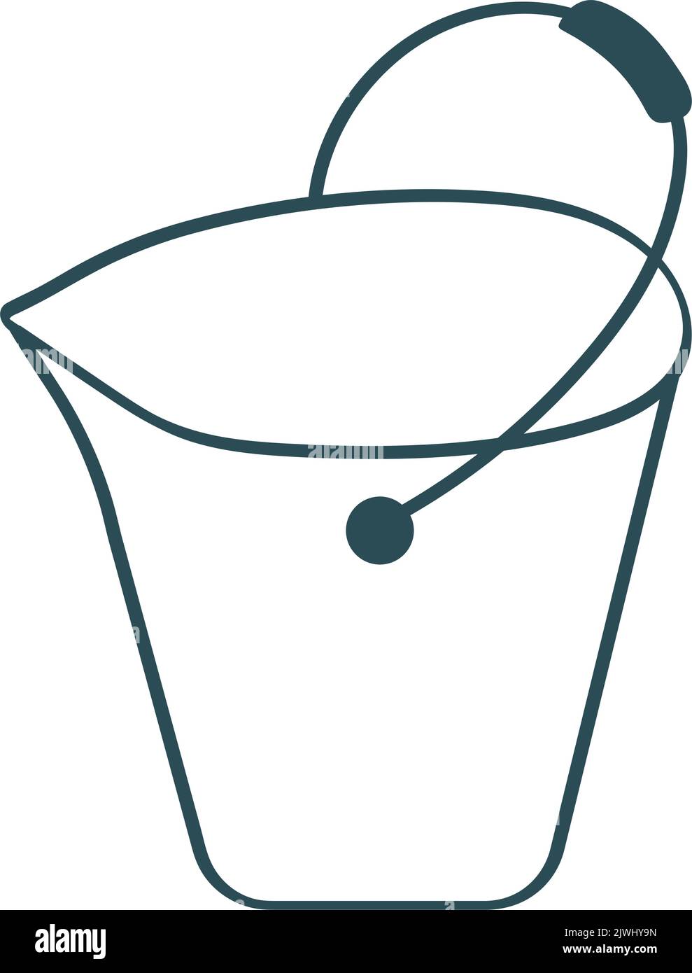 laundry plastic bucket Stock Vector Image & Art - Alamy