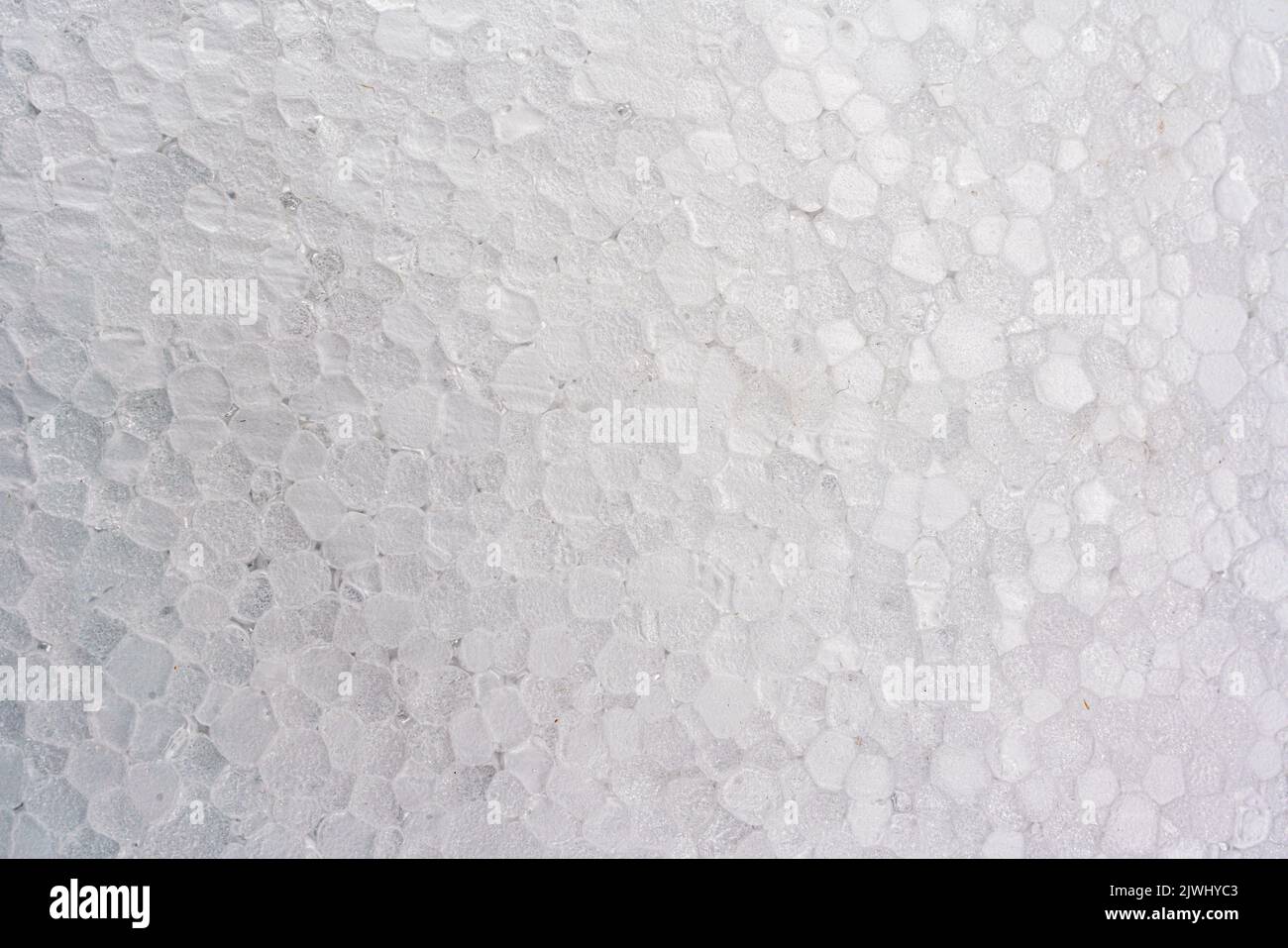 White foam board. Synthetic texture background. Detail of plastic ...