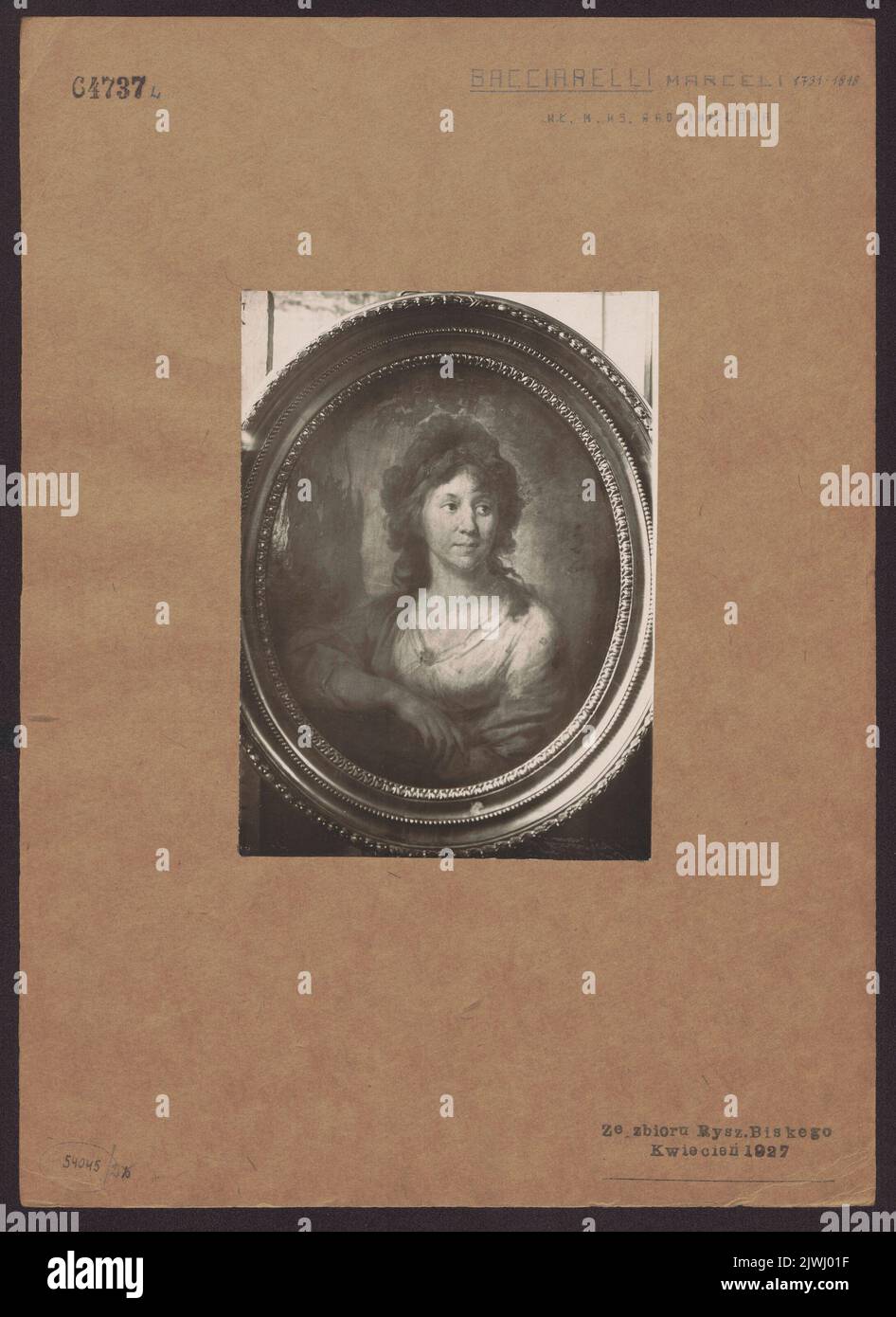 Reproduction of painting from the collection of Maria Radziwiłł ...