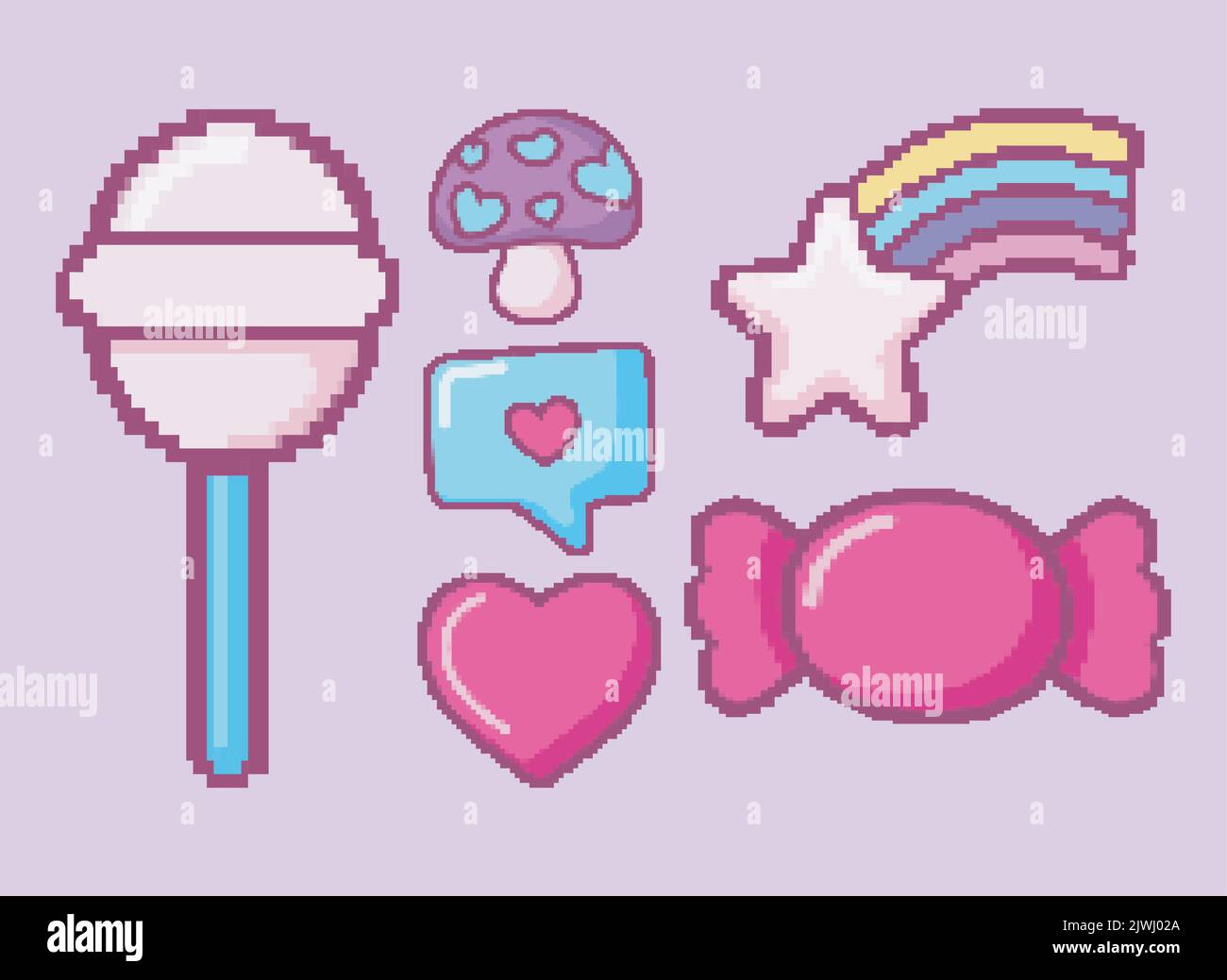 icons, pixel art Stock Vector Image & Art - Alamy