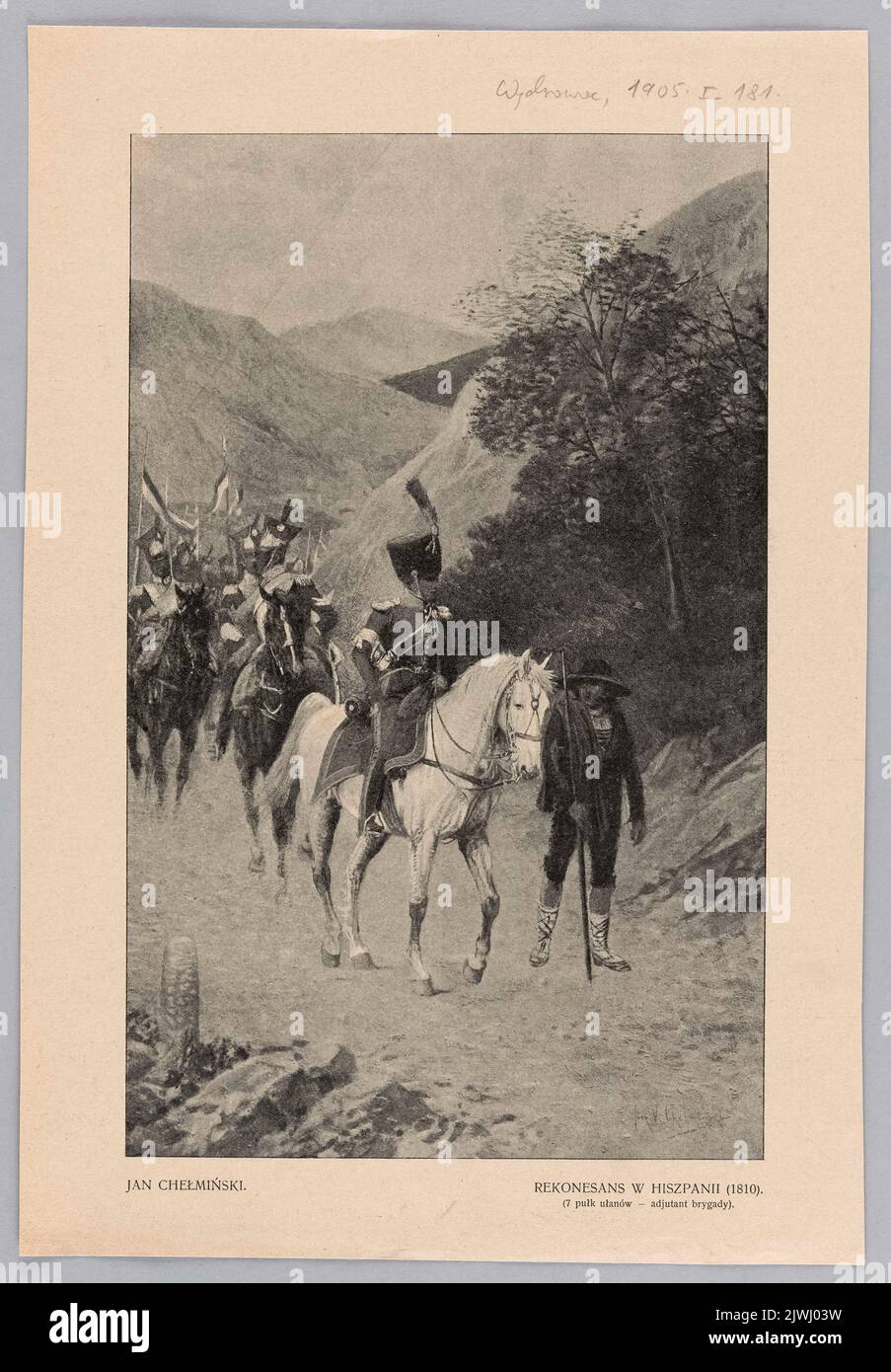 Reproduction of a painting: Chełmiński, Jan (1851-1925), A ...