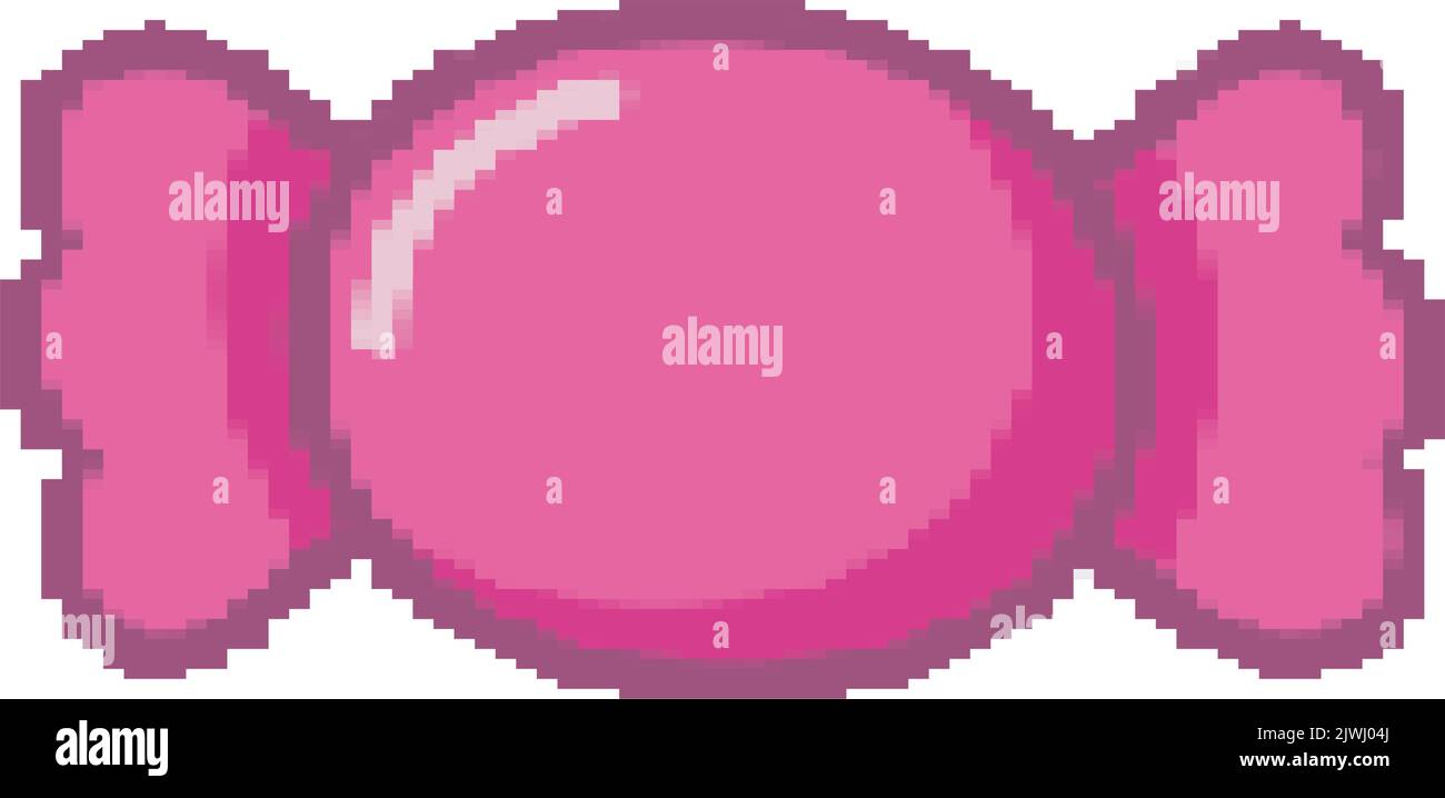 candy pixel art Stock Vector Image & Art - Alamy