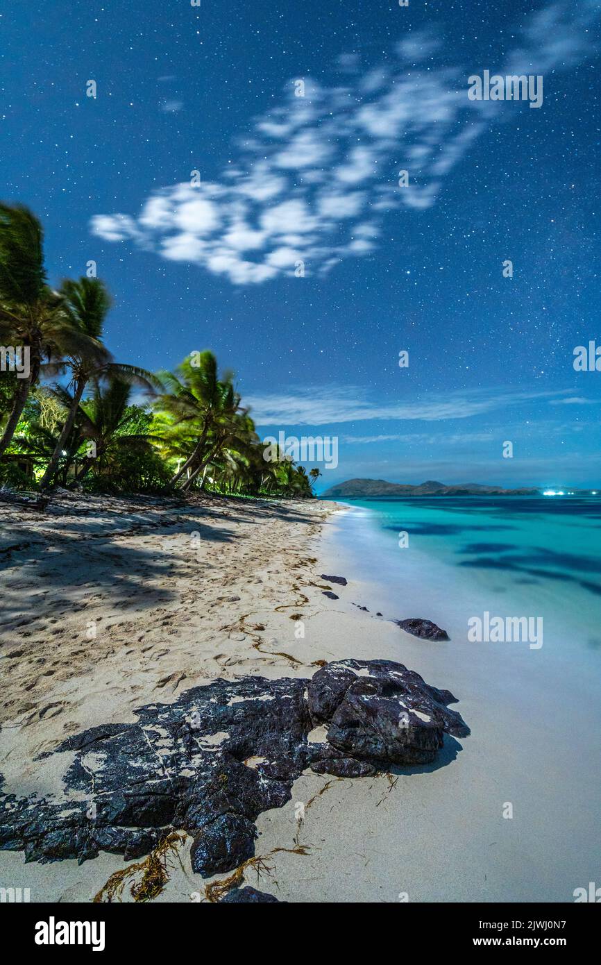 Moonlight Night Beach